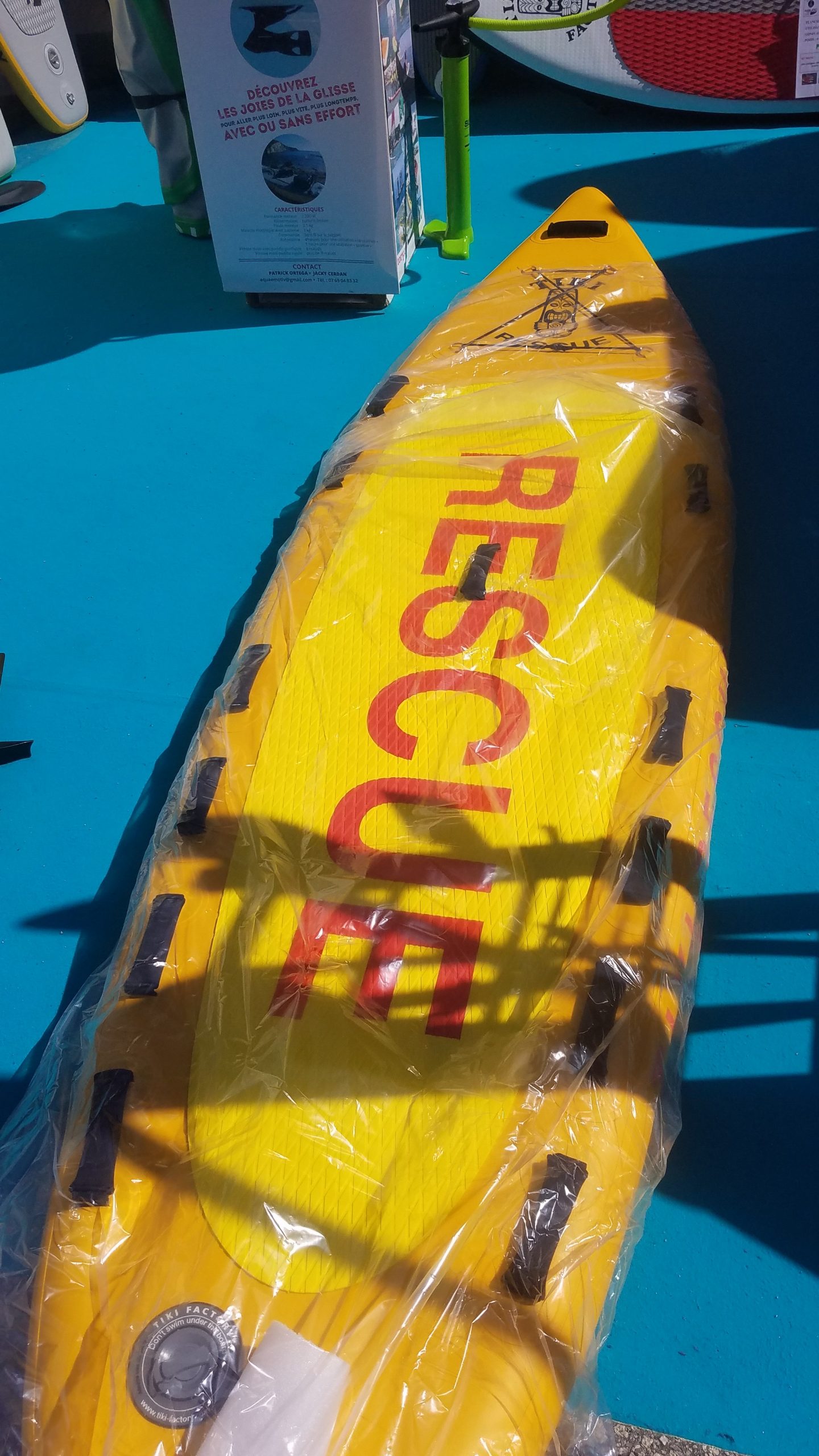 TIKI FACTORY RESCUE ~ MAHI RESCUE GONFLABLE